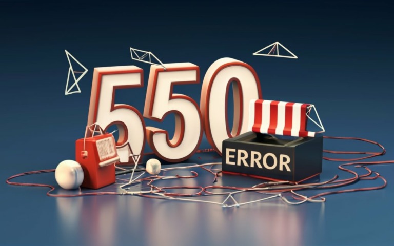 Fixing the 550 Email Error: A Comprehensive Guide - Mystrika - Cold ...